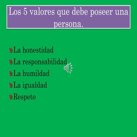 Valores Importantes Los 5 Valores Mas Importantes