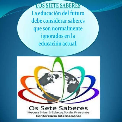 Los 7 saberes............. | PPTX
