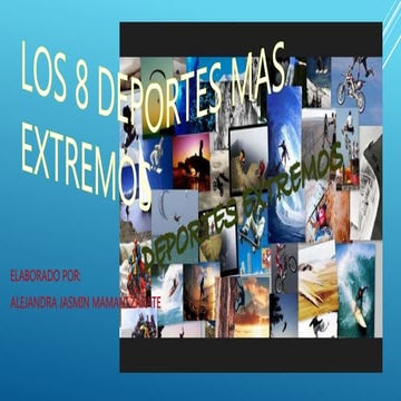 Los 6 deportes más extremos del mundo | DOCX