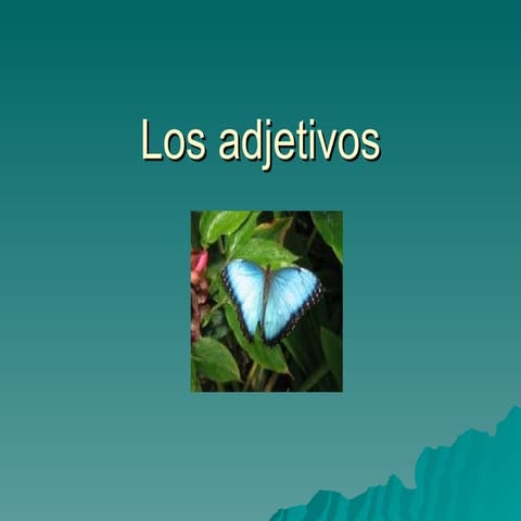 Los adjetivos | PPT