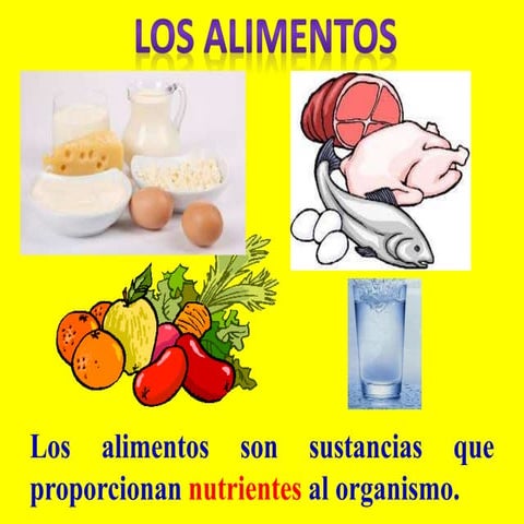 Los alimentos | PPTX