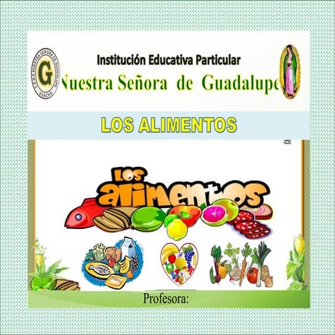 Los alimentos | PPT