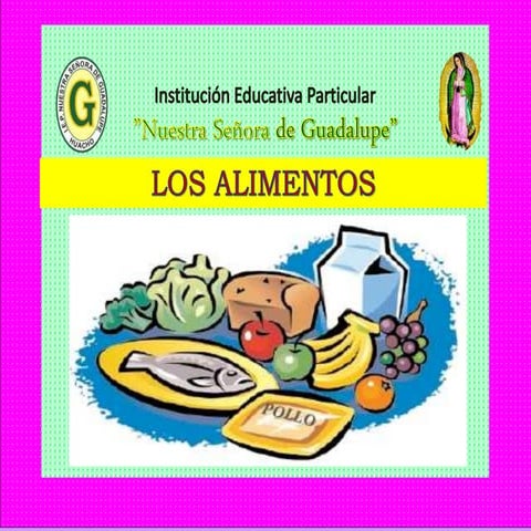 Los alimentos 1º | PPTX