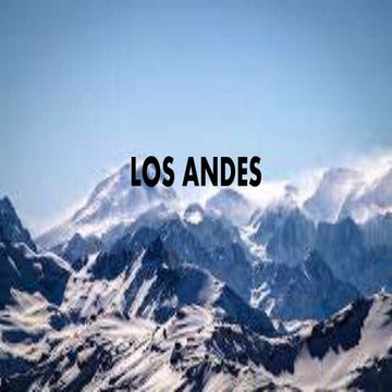 Los andes | PPTX