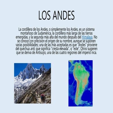 LOS ANDES | PPTX