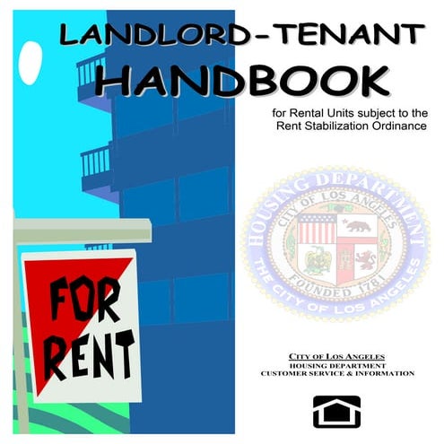 Los Angeles Rent Stabilization Handbook (Rent Control) | PDF