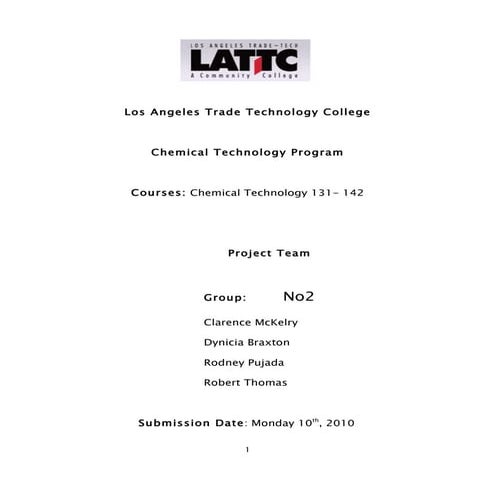 Los angeles trade technology | PDF