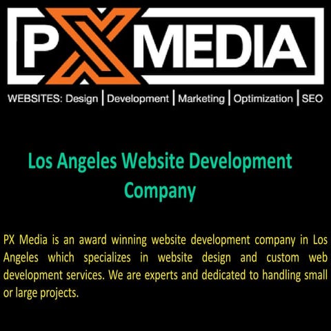 Los angeles website development company | PPT