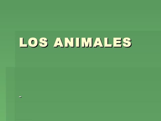 PRESENTACIÓN "SONIDOS DE LOS ANIMALES"-Aulas Digitales | PPTX