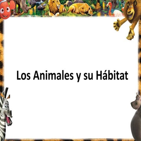 Los animales | PPTX
