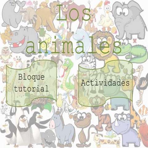Los animales | PPTX
