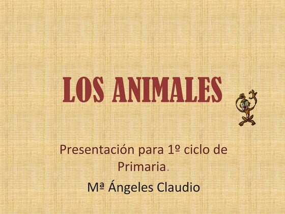 Diapositivas de los animales | PPT
