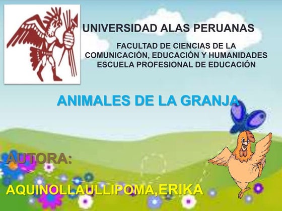 PresentacióN Animales Granja | PPT