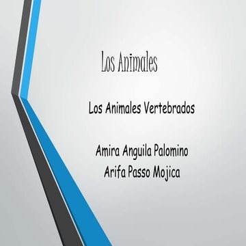 ANIMALES VERTEBRADOS | PPT