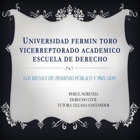 Los bienes de dominio público y de dominio privado | PDF