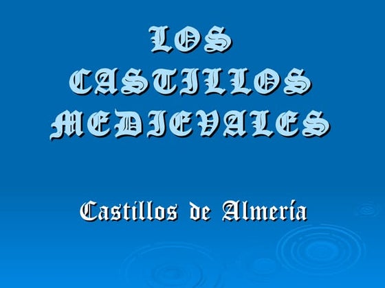 Los castillos (Ed. Infantil) | PPT