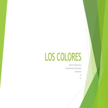 Los colores 990022 | PPTX