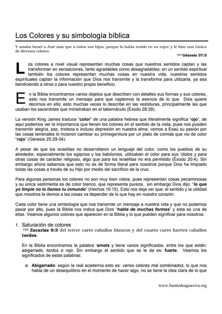 EL SIGNIFICADO DE LOS COLORES | PPT | Christianity | Religion ...