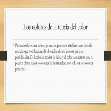 la Teoría del Color -Cetis 109 | PPTX