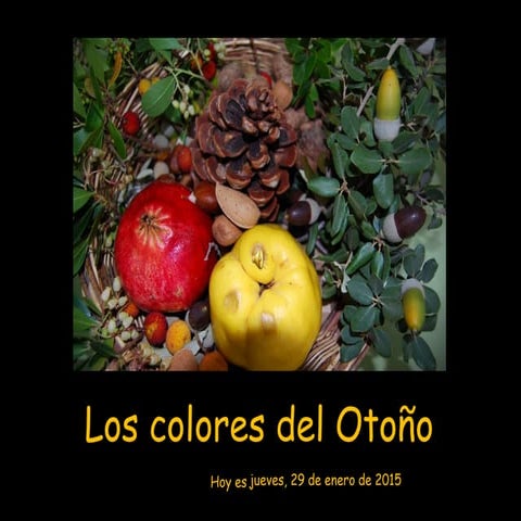 Los colores del otoño | PPS | Weather | Science