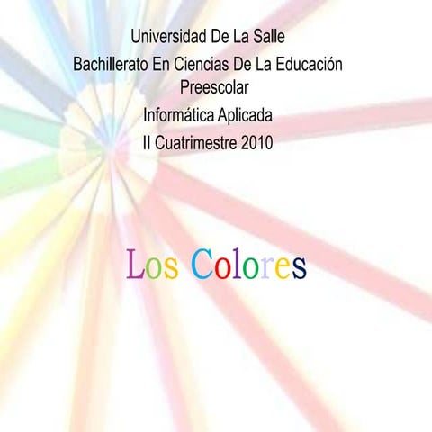 Los colores presentacion | PPTX