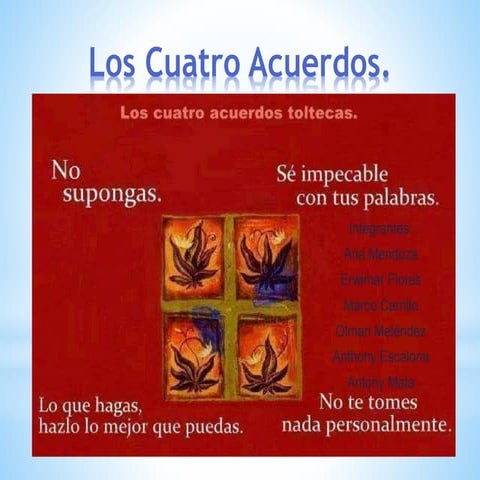 Los Cuatro Acuerdos PPTX