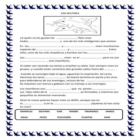Los delfines | PDF