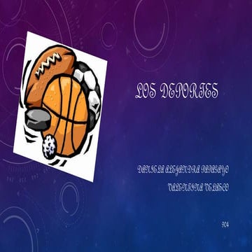 Los deportes en español | PPT