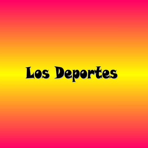 Los deportes.pptx