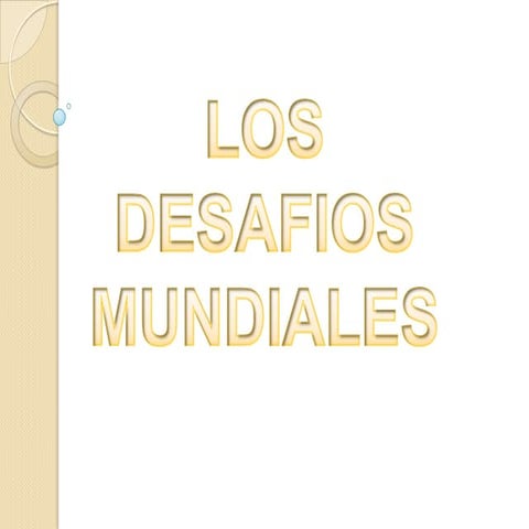 UP 4 Los desafios mundiales | DOCX