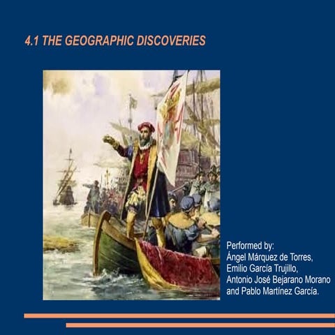 Geographical Discoveries (Early Modern Age) | ODP