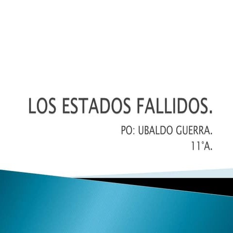 Los estados fallidos | PPTX