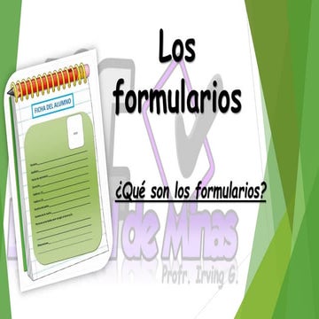 Los formularios 1 | PDF