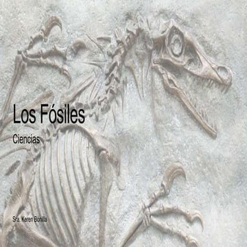Los fosiles (1) | PPTX