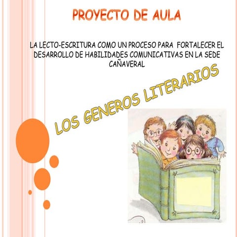 Los generos literarios | PPTX