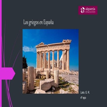 Los griegos en espana lara | PPTX