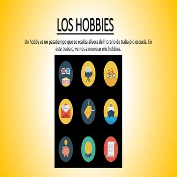 Los hobbies | PPTX