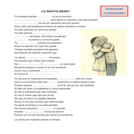 LO SIENTO | PDF