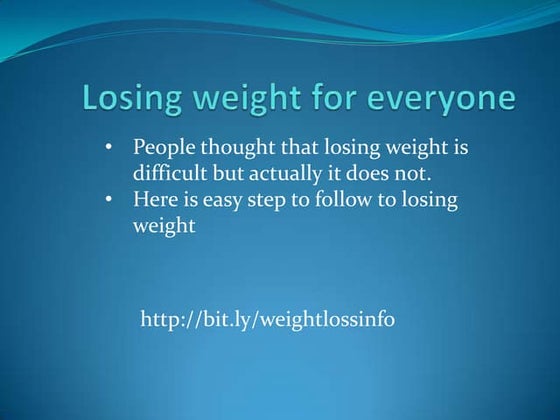 Weight loss | PDF