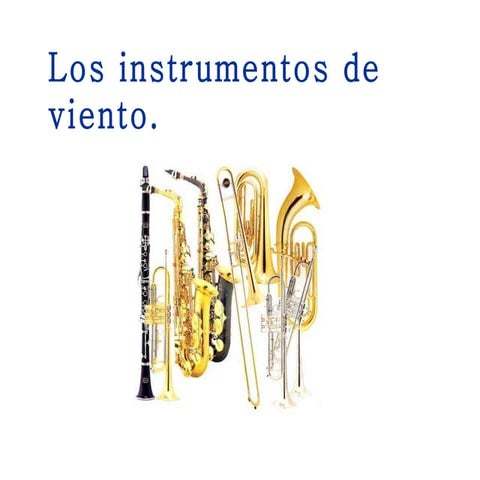 Los instrumentos musicales | PPT