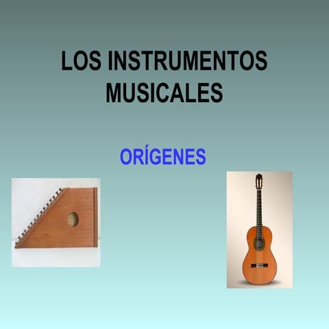 LOS INSTRUMENTOS MUSICALES | PPT