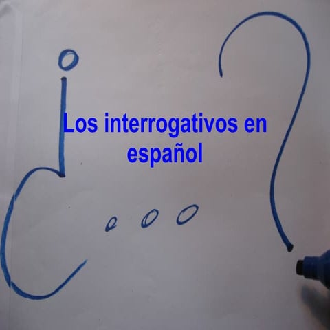 Los interrogativos en español | PPT