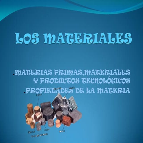 Los materiales | PDF