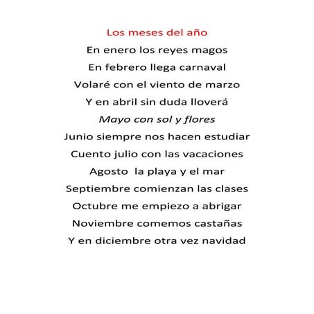 Los meses del año (2) | DOCX