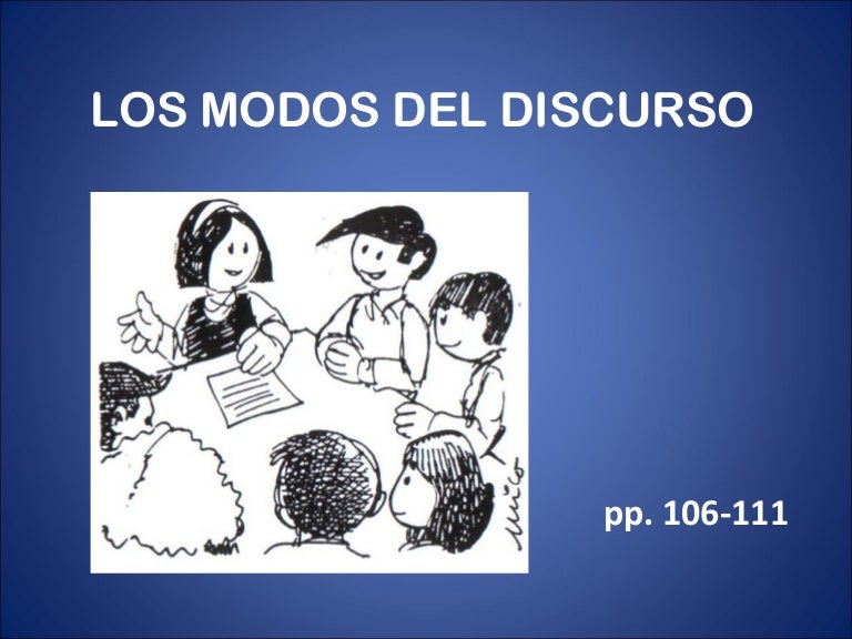 Los Modos Del Discurso