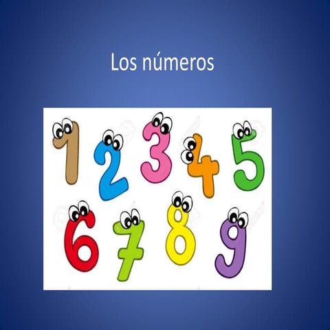 Los números | PPTX