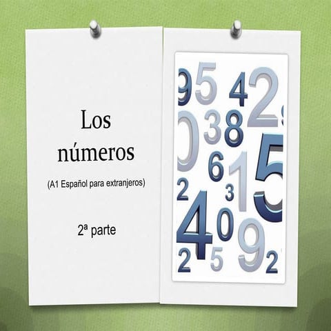 Los números cardinales: uno, dos, tres... | PDF