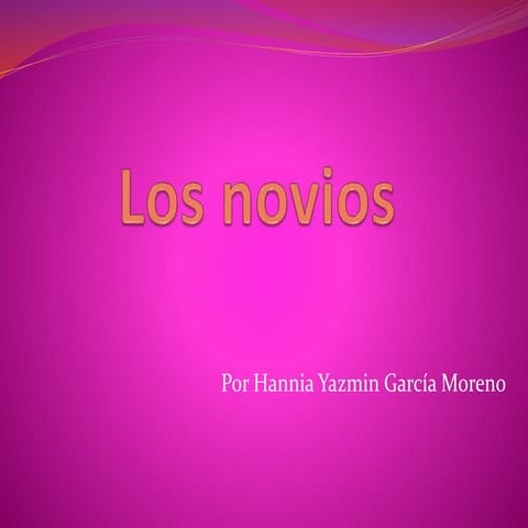 El amor y los novios | PPTX