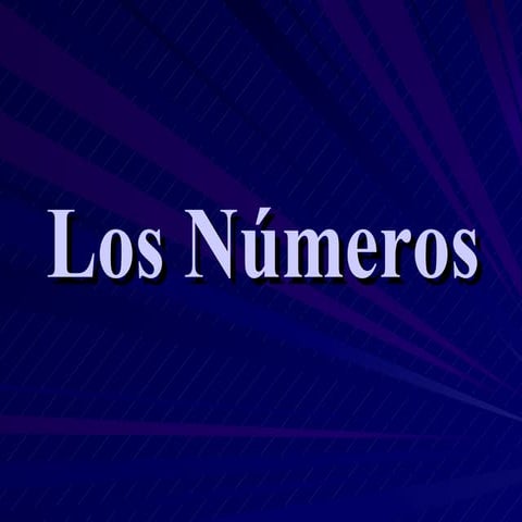 Los Numeros[1] | PPT