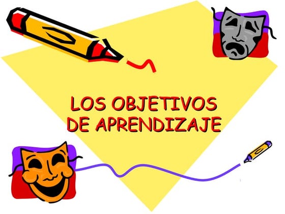 Cómo formular objetivos de aprendizaje | PPT
